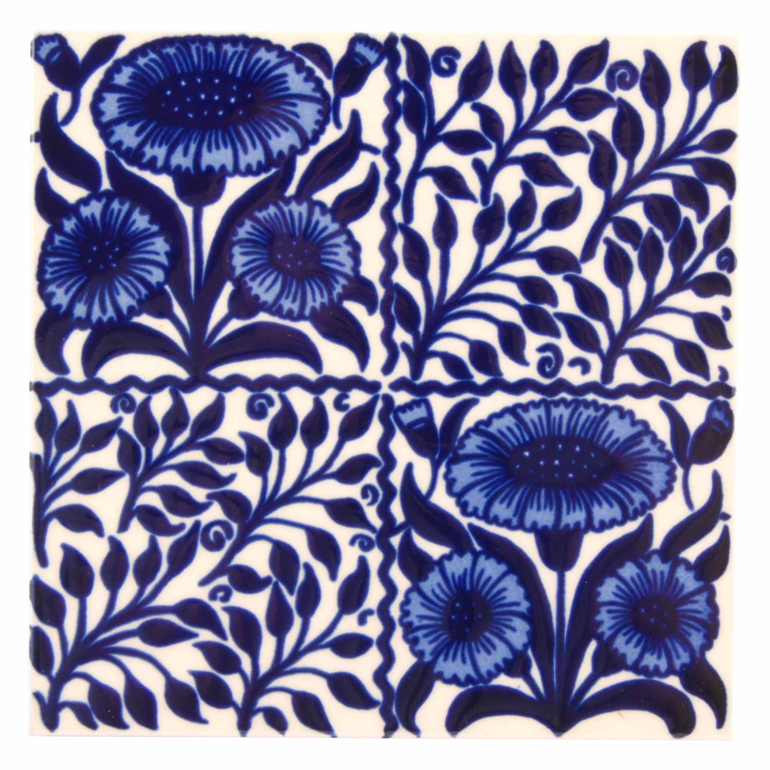 英国製 CRAVEN DUNNILL JACKFIELD Ceramic Pot Stand セラミックポットスタンド Daisy Bl